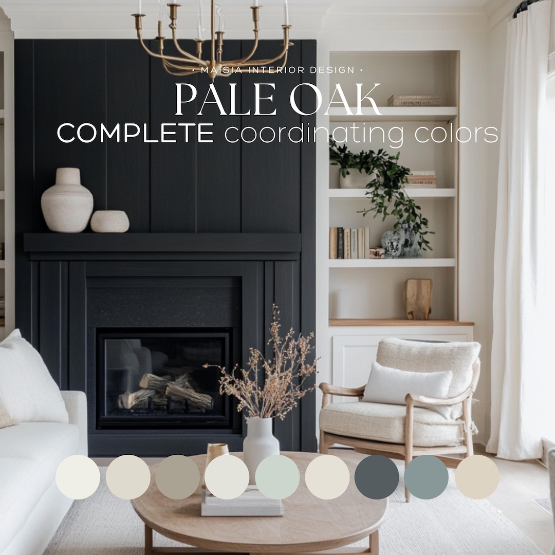Pale Oak Benjamin Moore Color Palette Whole House Coordinating Colors ...