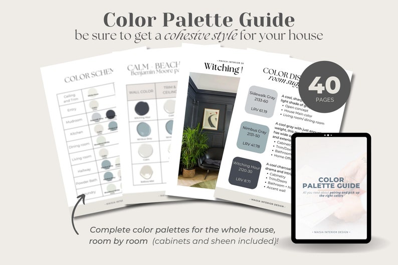 PALE OAK Benjamin Moore Color Palette Pale Oak Color Palette - Etsy PALE OAK Benjamin Moore Color Palette Pale Oak Color Palette - Etsy