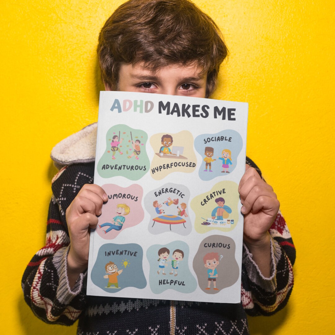 ADHD Strengths Poster Qualities Neurodiversity ADHD - Etsy