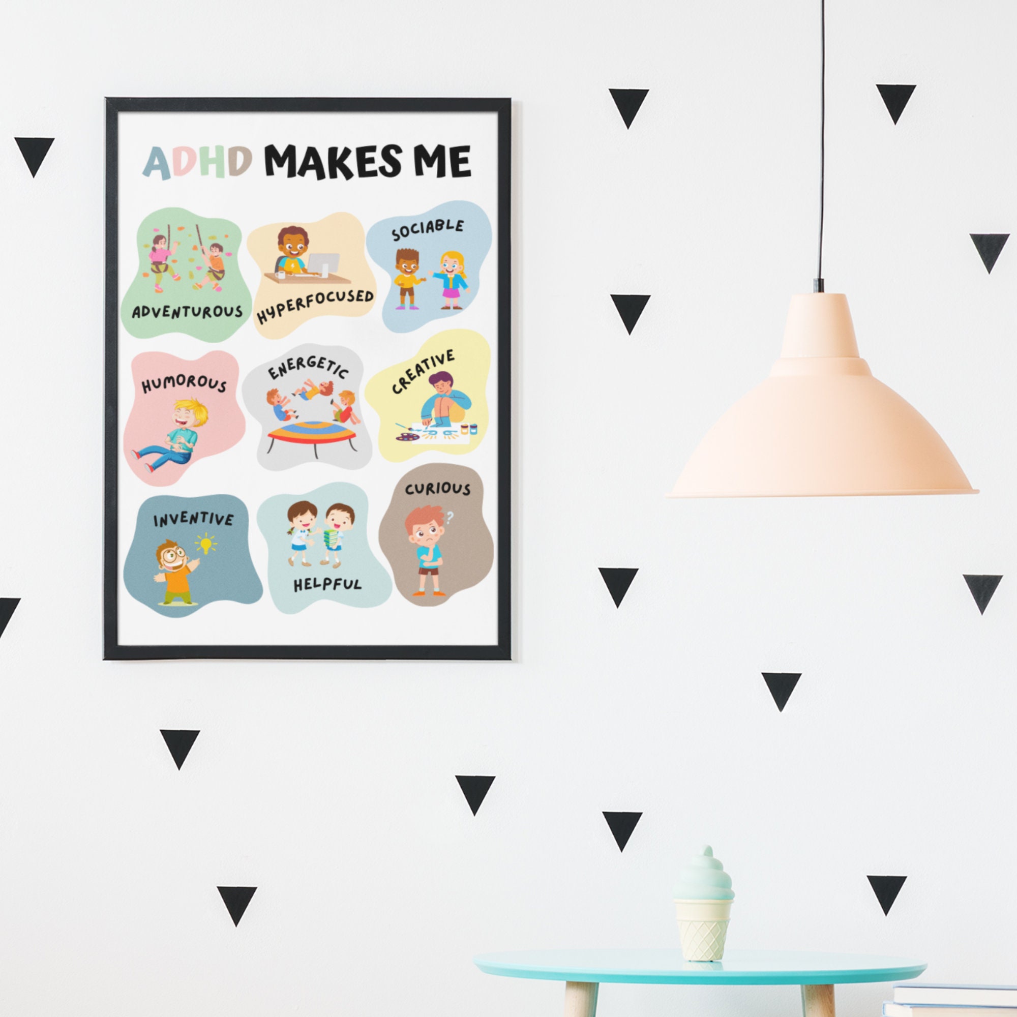 ADHD Strengths Poster, Qualities, Neurodiversity, ADHD Printable ...