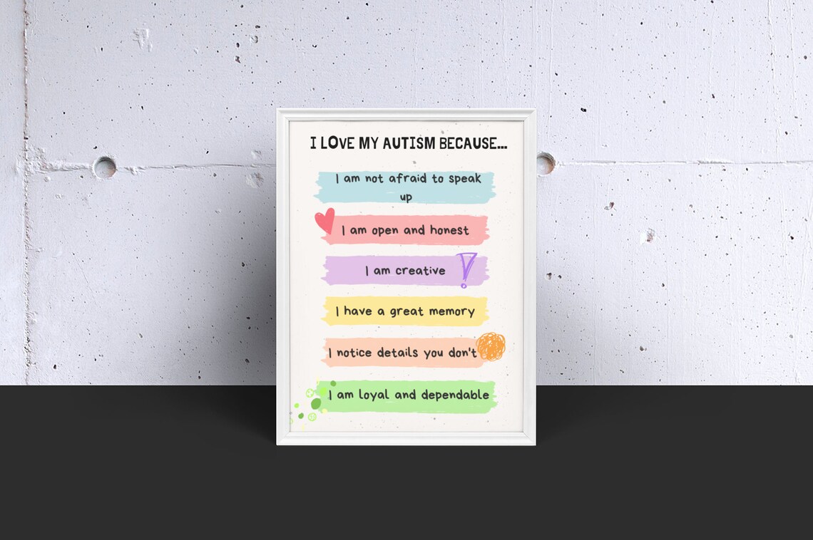 Autism Room Decor, Calm Down Corner, Classroom Posters, Printable Wall ...