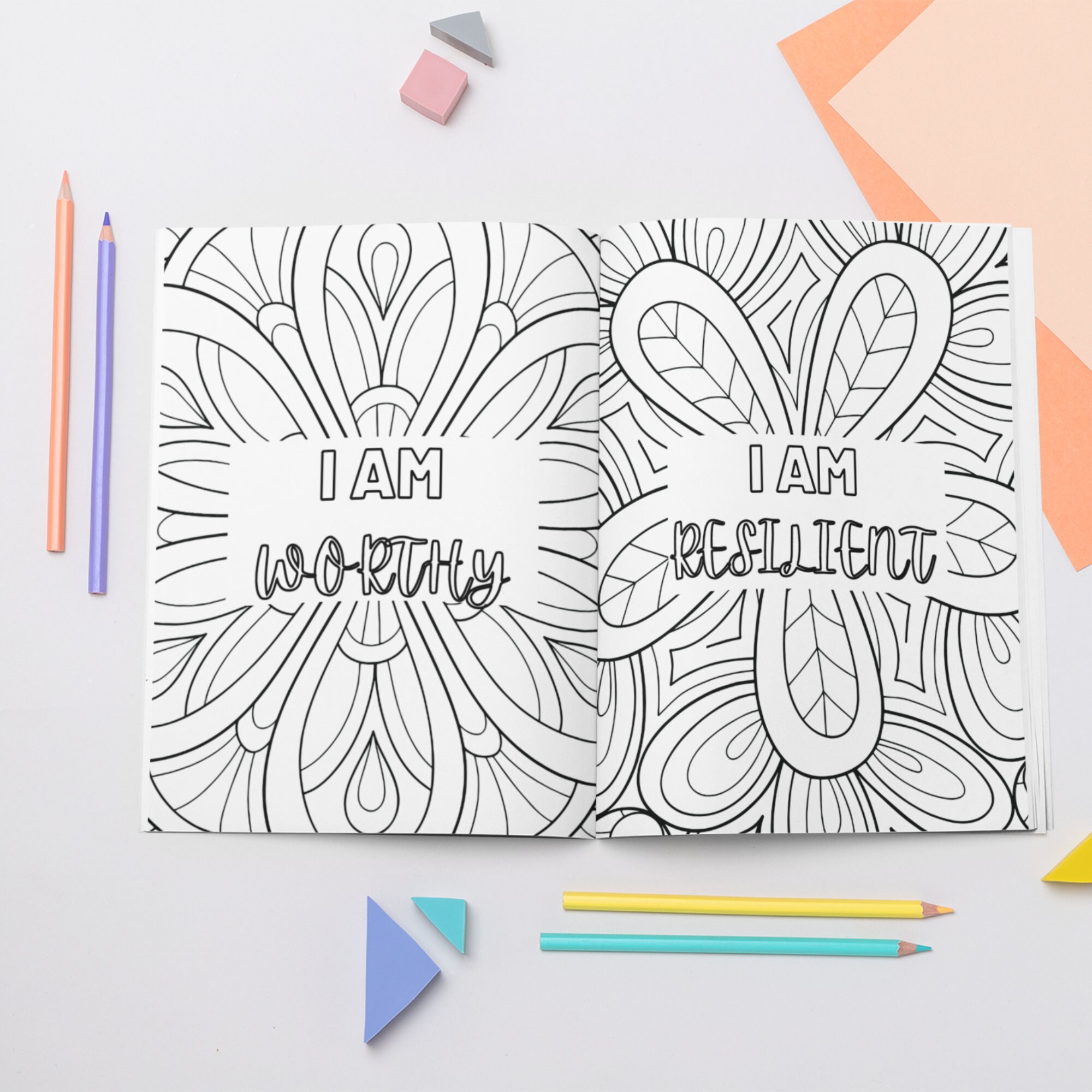 Mandala Coloring Pages Printable Coloring Pdf Anxiety Reducing ASD/ADHD ...