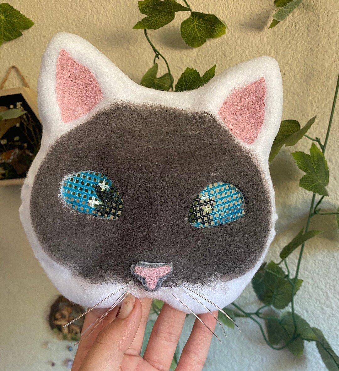 Therian Siamese Cat Mask - Etsy
