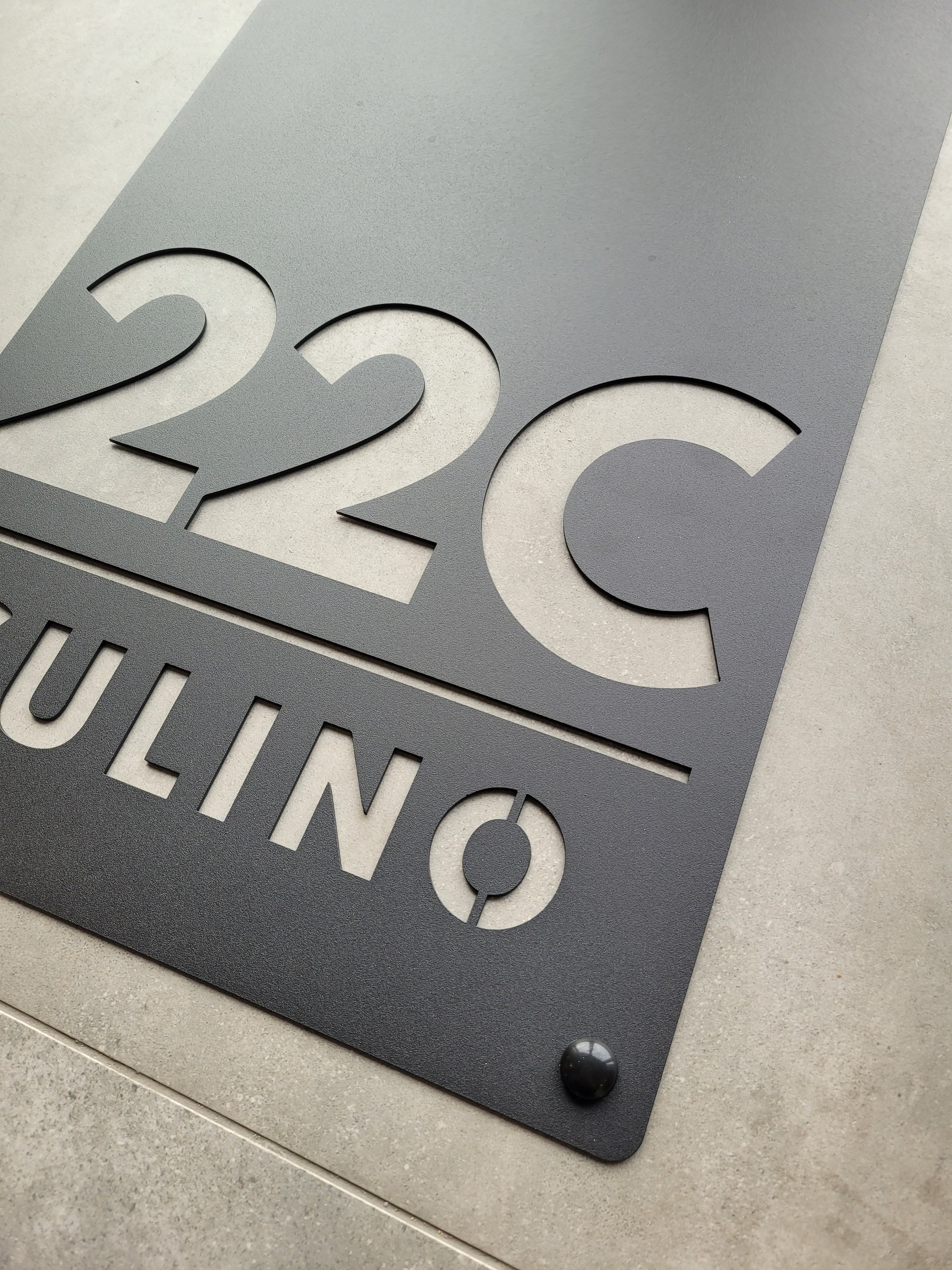 Modern House Number Plaque Modern House Number Sign Modern - Etsy