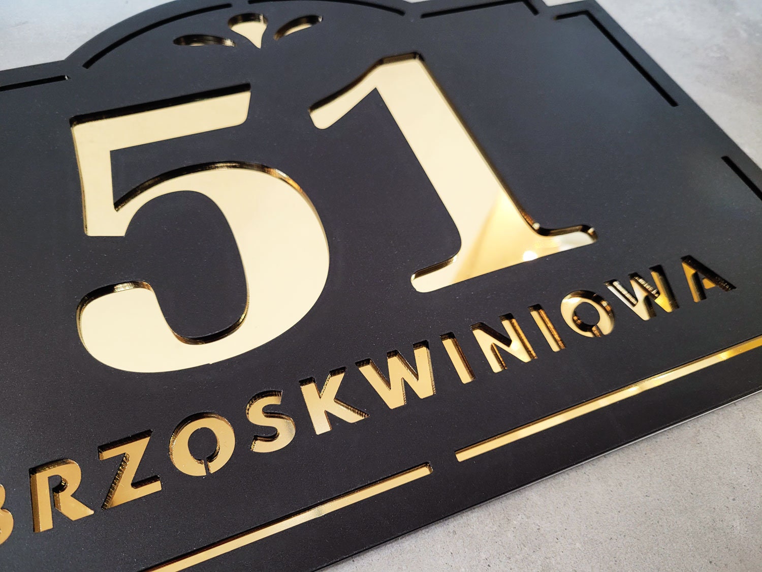 Modern House Number Plaque Modern House Number Sign Modern - Etsy