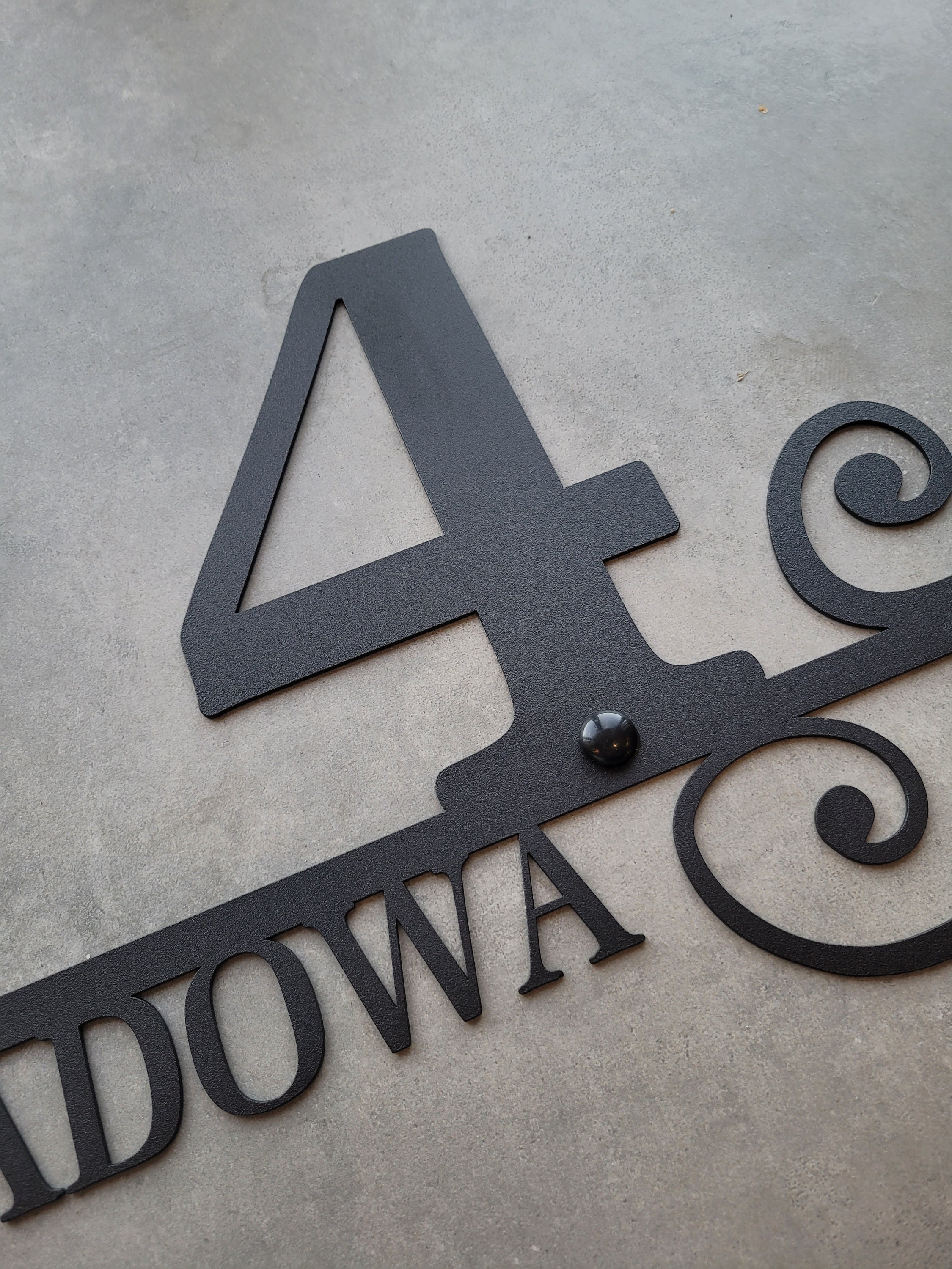 Modern House Number Plaque Modern House Number Sign Modern - Etsy