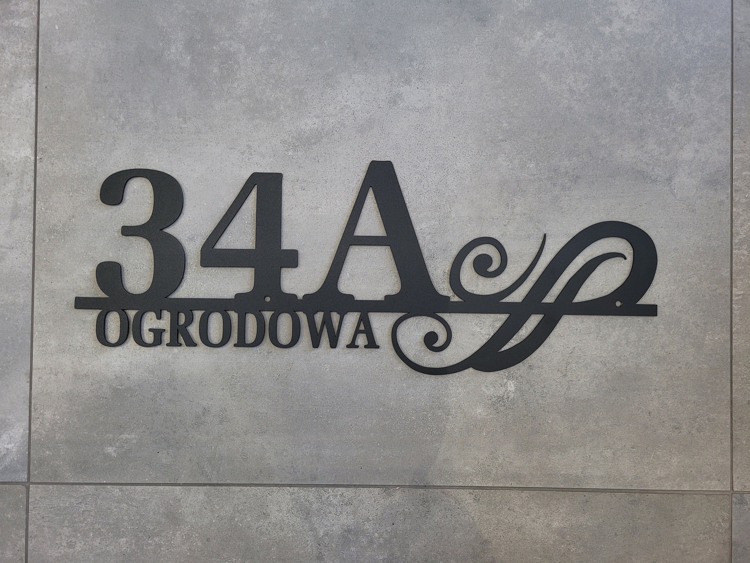 Modern House Number Plaque Modern House Number Sign Modern - Etsy