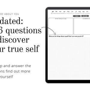 Undated Digital Planner: Self Care and Productivity | Self-help Journal ...