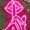 Lips Tongue Neon Sign, Lips Tongue LED Light, Vampire Kiss Neon Sign ...