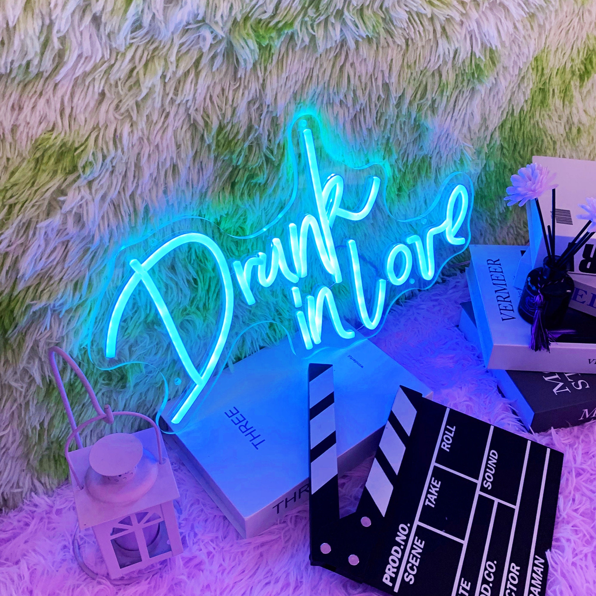 Drunk in Love Neon Sign, Custom Wedding Decor, Personalized Gift, Drunk ...