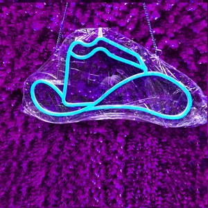 Cowboy Hat Neon Sign, Cowboy Led Neon Sign, Western Light Up, hat Neon ...