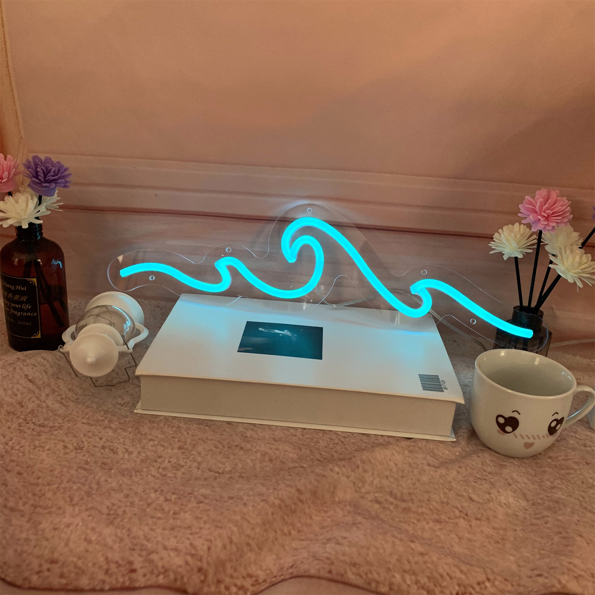 Wave LED Neon Sign Wave Neon Sign LED Neon Sign Wave Wall - Etsy