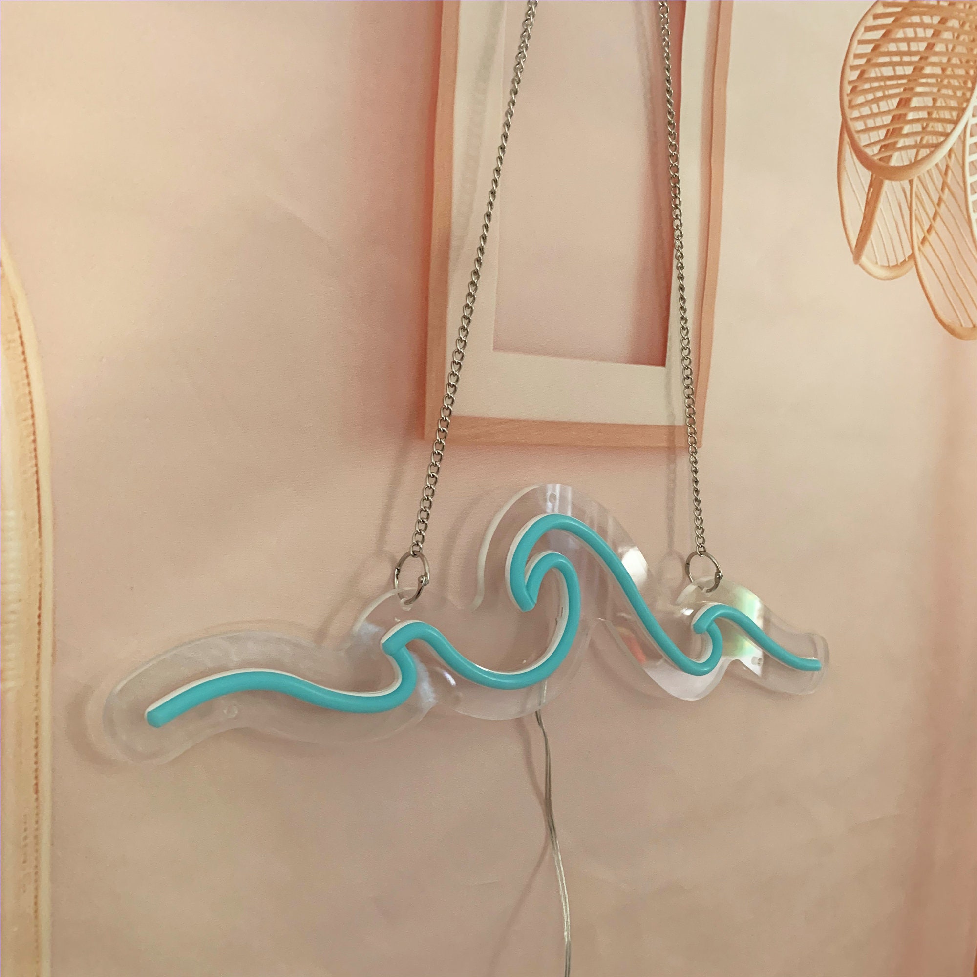 Wave LED Neon Sign Wave Neon Sign LED Neon Sign Wave Wall - Etsy