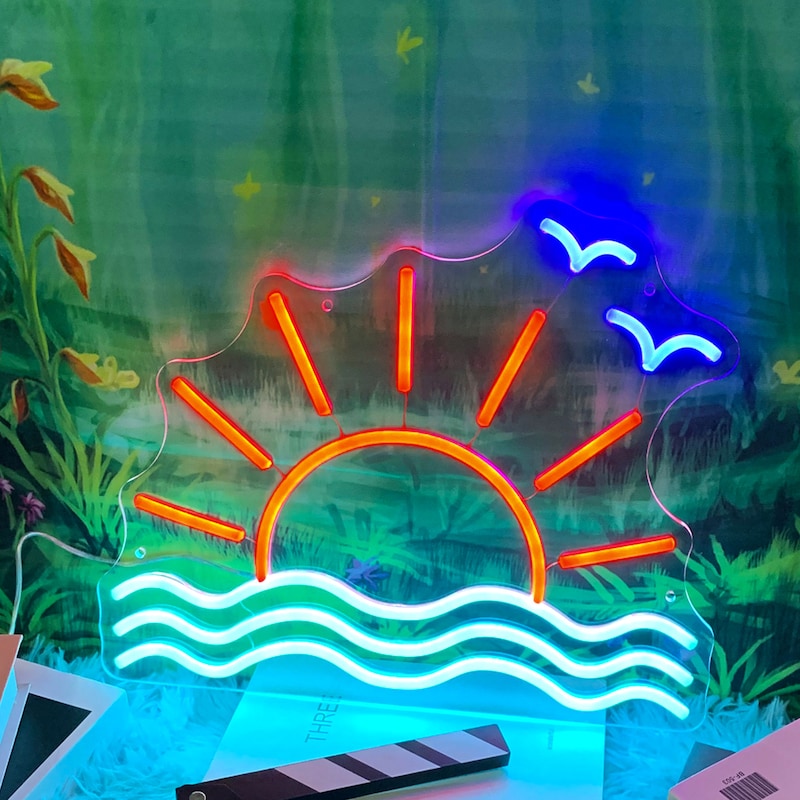 Sunset Neon Sign - Etsy