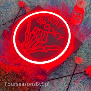 Stay Spooky Neon Sign, Custom Halloween Neon Sign, Led Light for ...