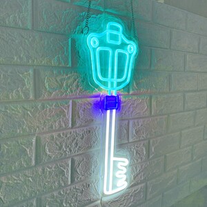 Kingdom Hearts Keyblade Neon Sign, Custom Led Light, Game Room Decor ...