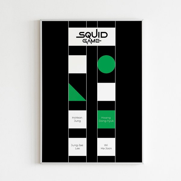 Squids Game Poster - Etsy