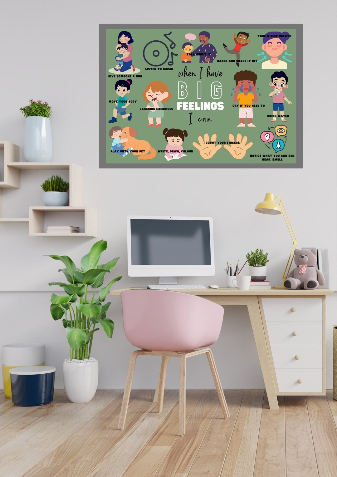 Big Feelings Print for Kids. Big Feelings Print. Emotional Intelligence ...