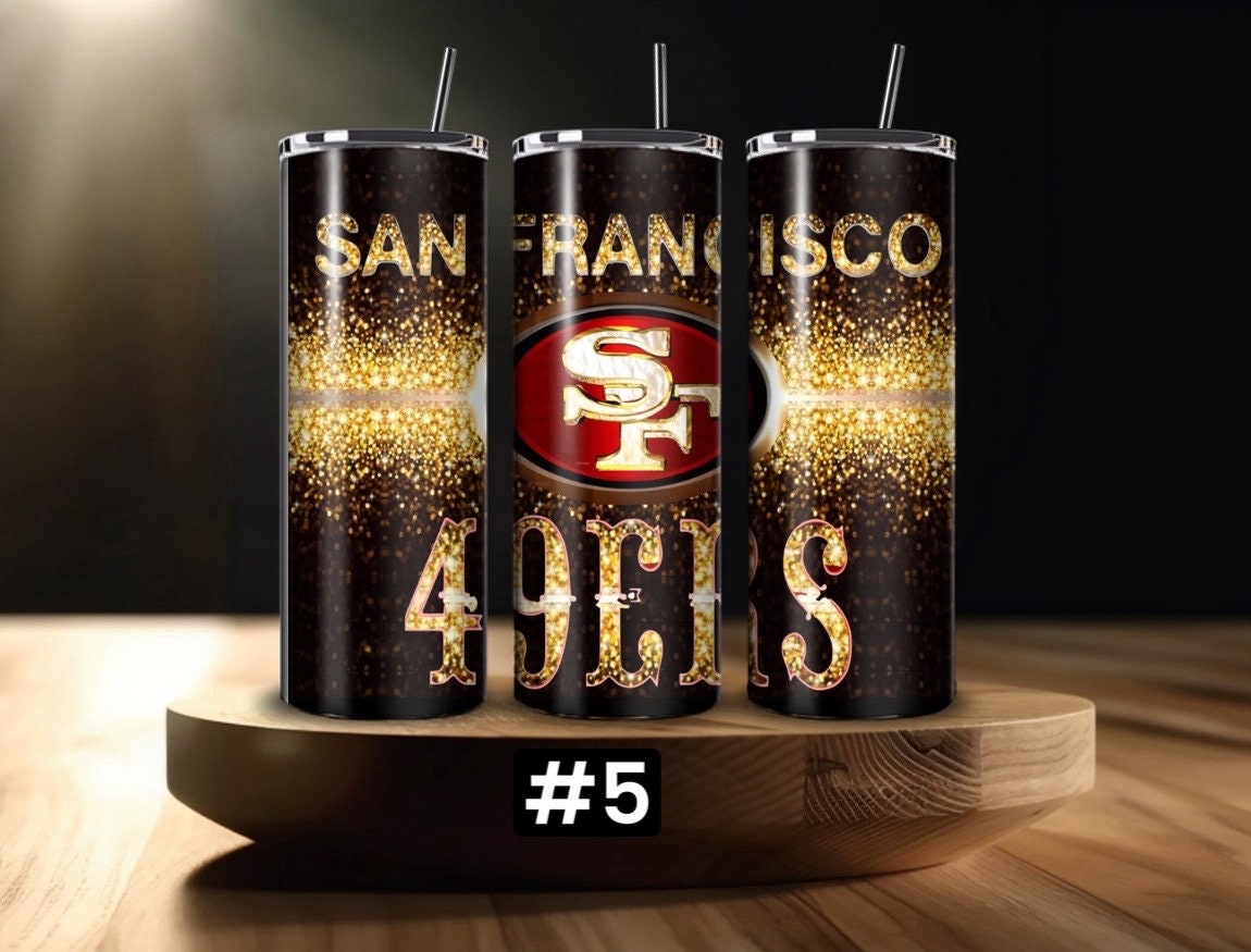 Custom 49ers Stainless Steel Insulated Skinny Tumbler 20 Oz W/lid ...