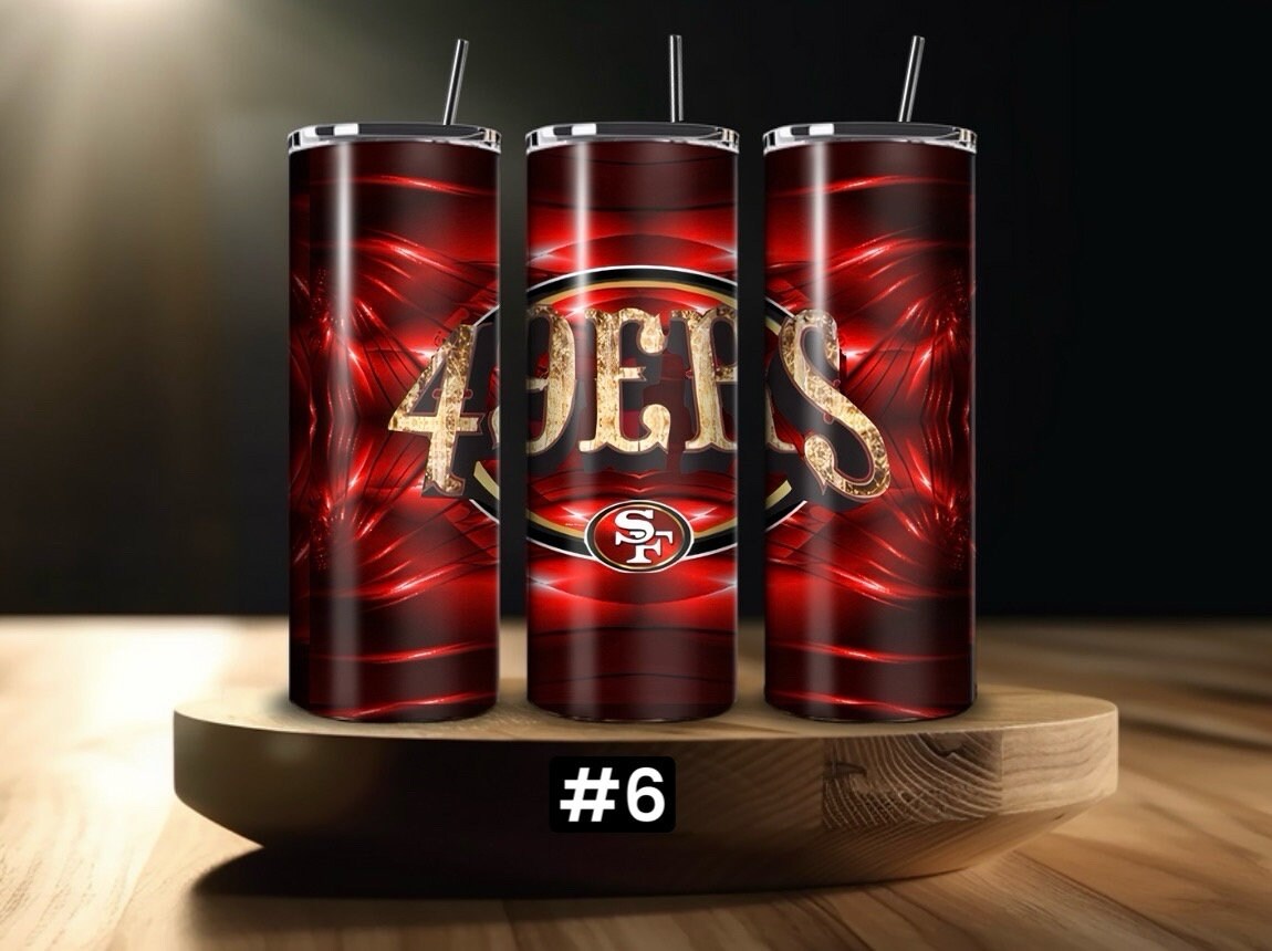 Custom 49ers Stainless Steel Insulated Skinny Tumbler 20 Oz W/lid ...