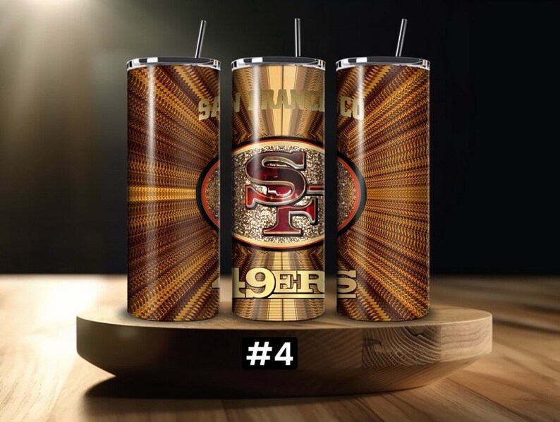 Custom 49ers Stainless Steel Insulated Skinny Tumbler 20 Oz W/lid ...