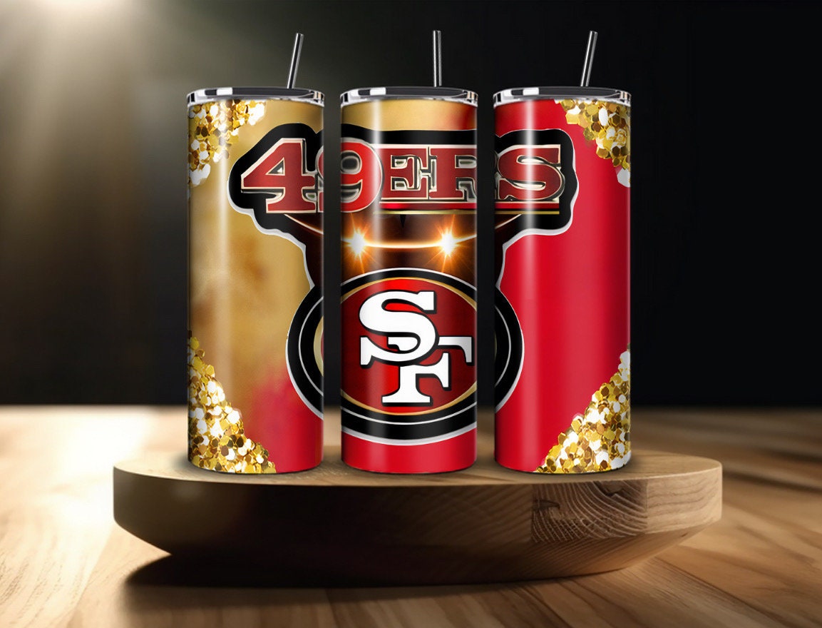 Custom 49ers Stainless Steel Insulated Skinny Tumbler 20 Oz W/lid ...