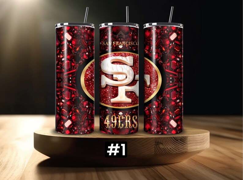 Custom 49ers Stainless Steel Insulated Skinny Tumbler 20 Oz W/lid ...