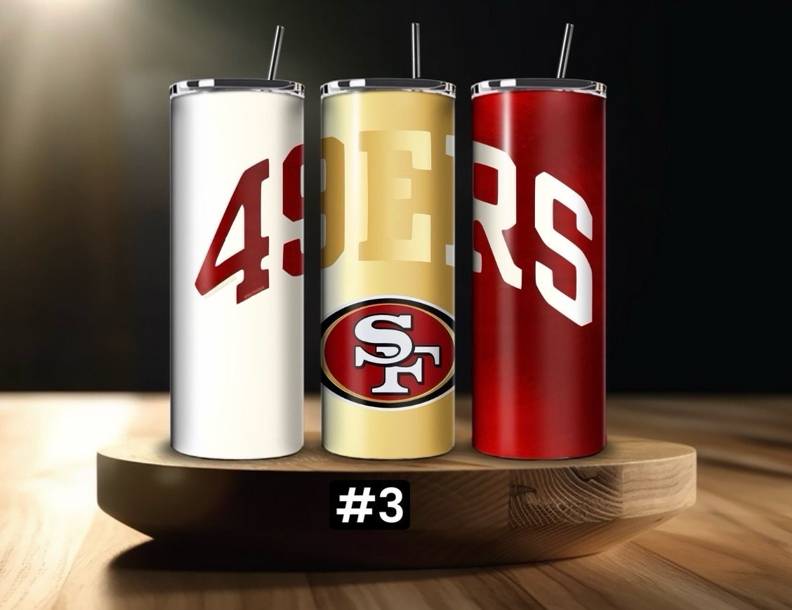 Custom 49ers Stainless Steel Insulated Skinny Tumbler 20 Oz W/lid ...