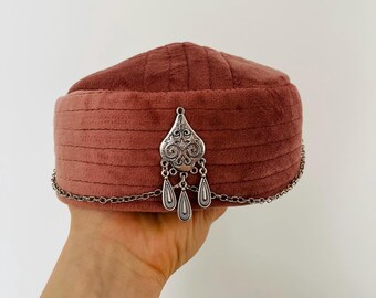 Handmade Skull Cap. Kazakh Traditional Hat, Kyrgyz Skullcap. Tubeteika ...
