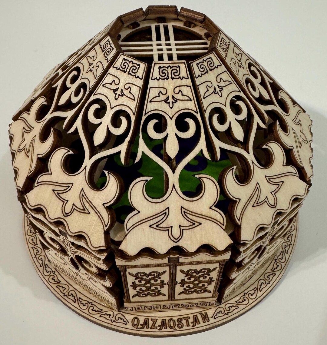 Kazakh Yurt Souvenir Box: Wooden Nomadic Decor, Central Asian Gift - Etsy
