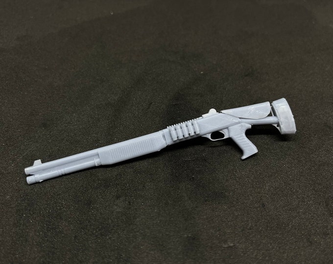 Lever Action Model 1887 Shotgun With Standard Stock 1:12 Toy Accessory ...