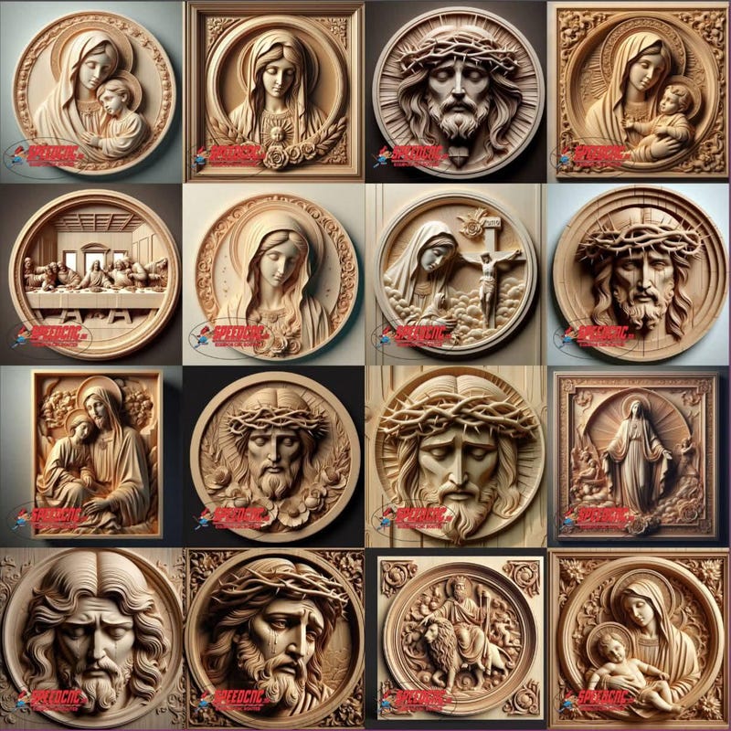 3d Printed Catholic Art - Etsy