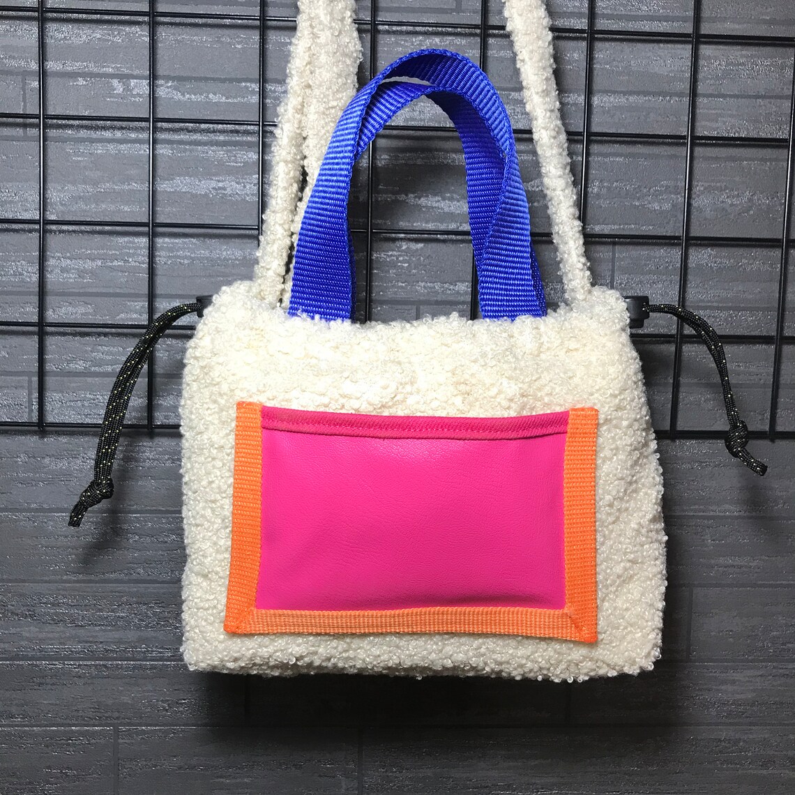 Children's Crossbody Bag in Boucle Fabric With an Faux - Etsy