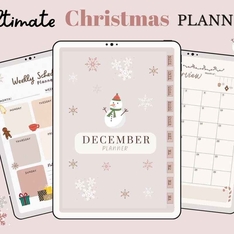 Christmas Planner - Etsy