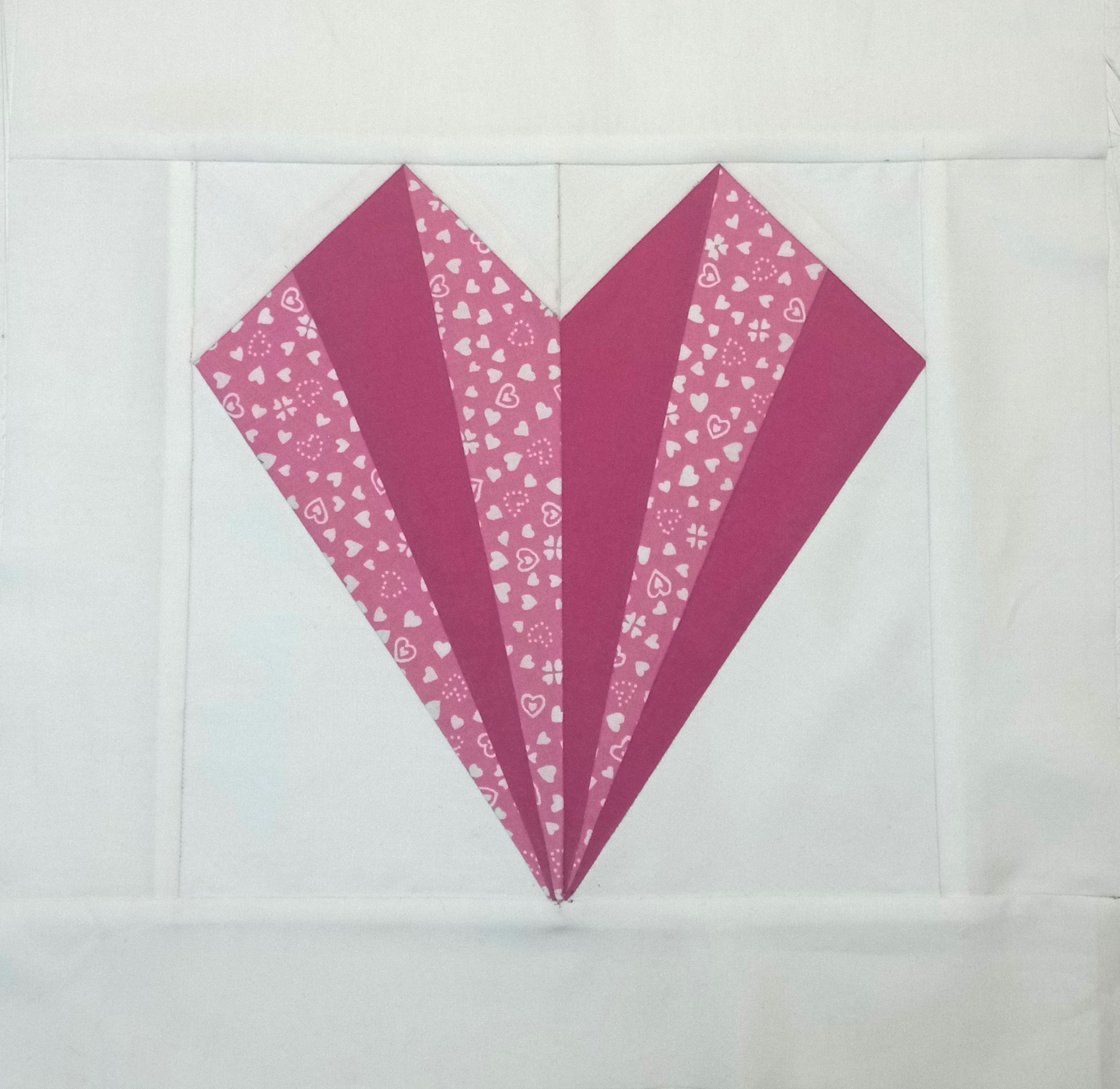 Love Me Tender Heart Foundation Paper Piecing Pattern - Great for ...