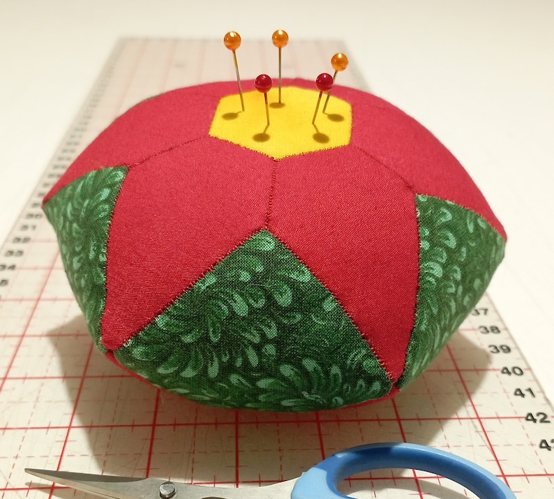 Poinsettia Flower Pin Cushion - English Paper Piecing Pattern - Etsy