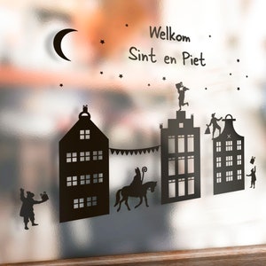 Sinterklaas SVG PNG JPG | Sinterklaas Window Sticker | Welcome Saint ...