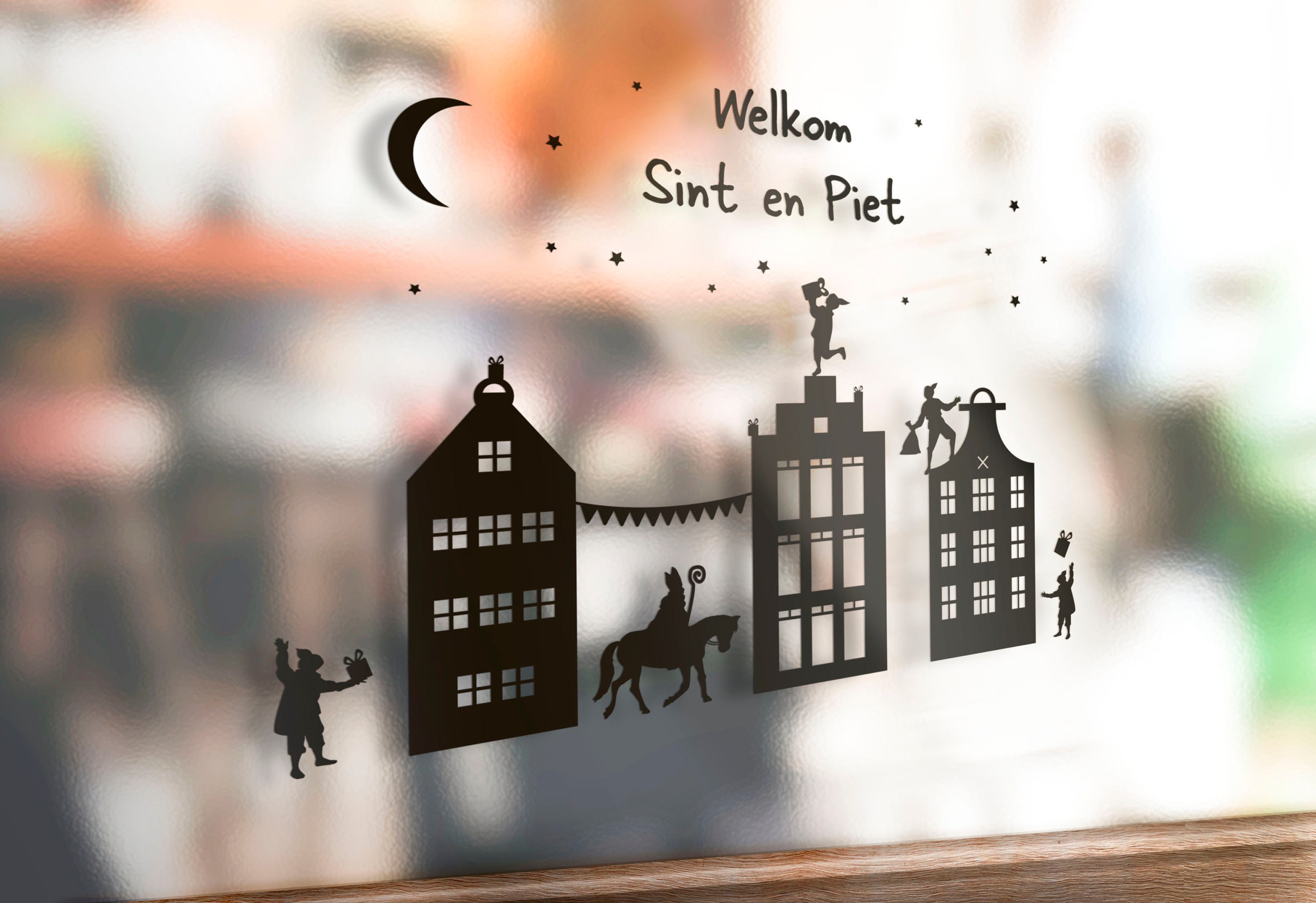 Sinterklaas SVG PNG JPG | Sinterklaas Window Sticker | Welcome Saint ...
