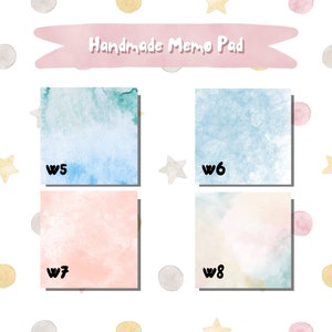 Non Sticky Memo | Cute Memo Pad | Handmade Memo Pad | Scrapbooking ...