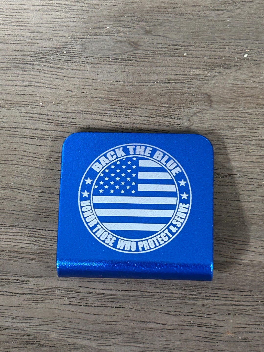 Back the Blue Hat Clip Thin Blue Line Police Support Gift for Him Law ...