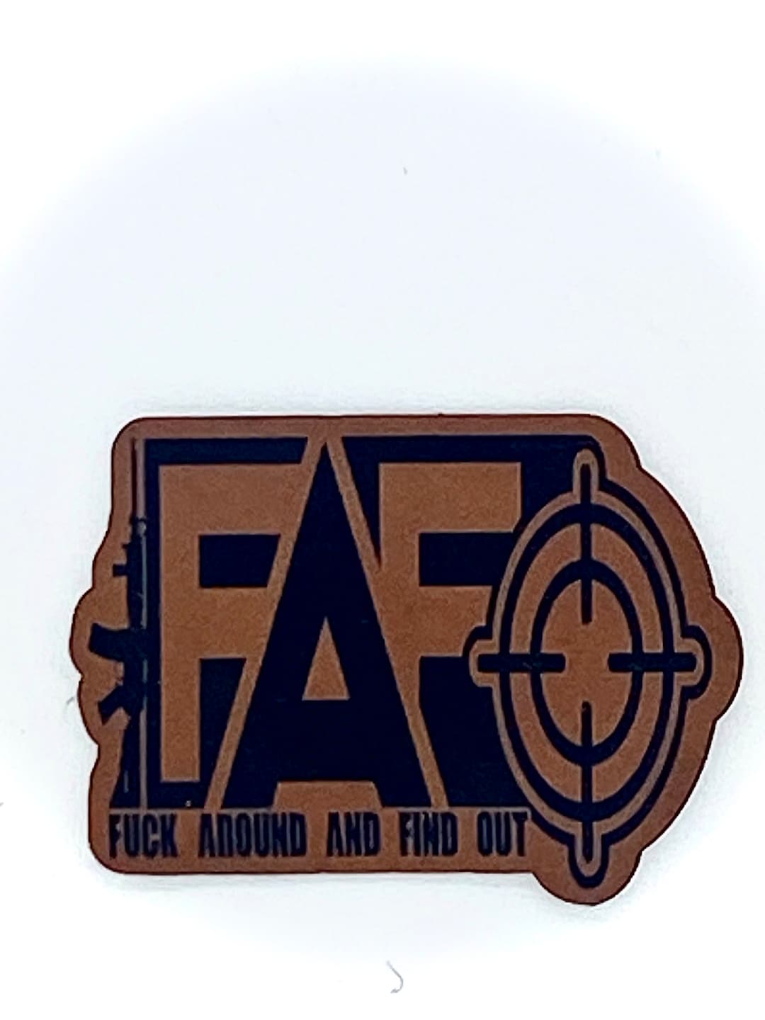 Fafo Leatherette Patch Gift for Him - Etsy