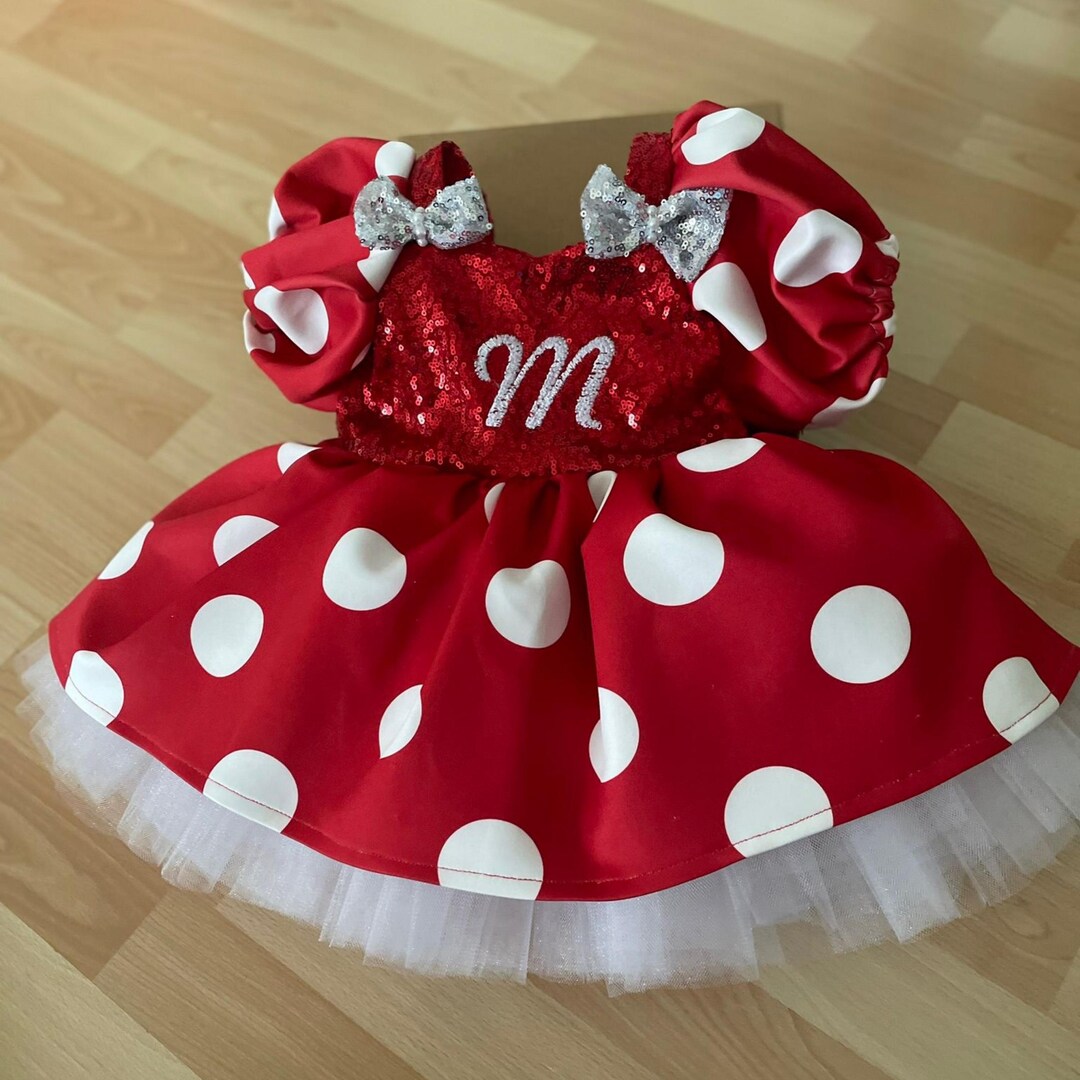 Red Minnie Mouse Inspirational Headband Costume, Minnie Mouse Outfit ...