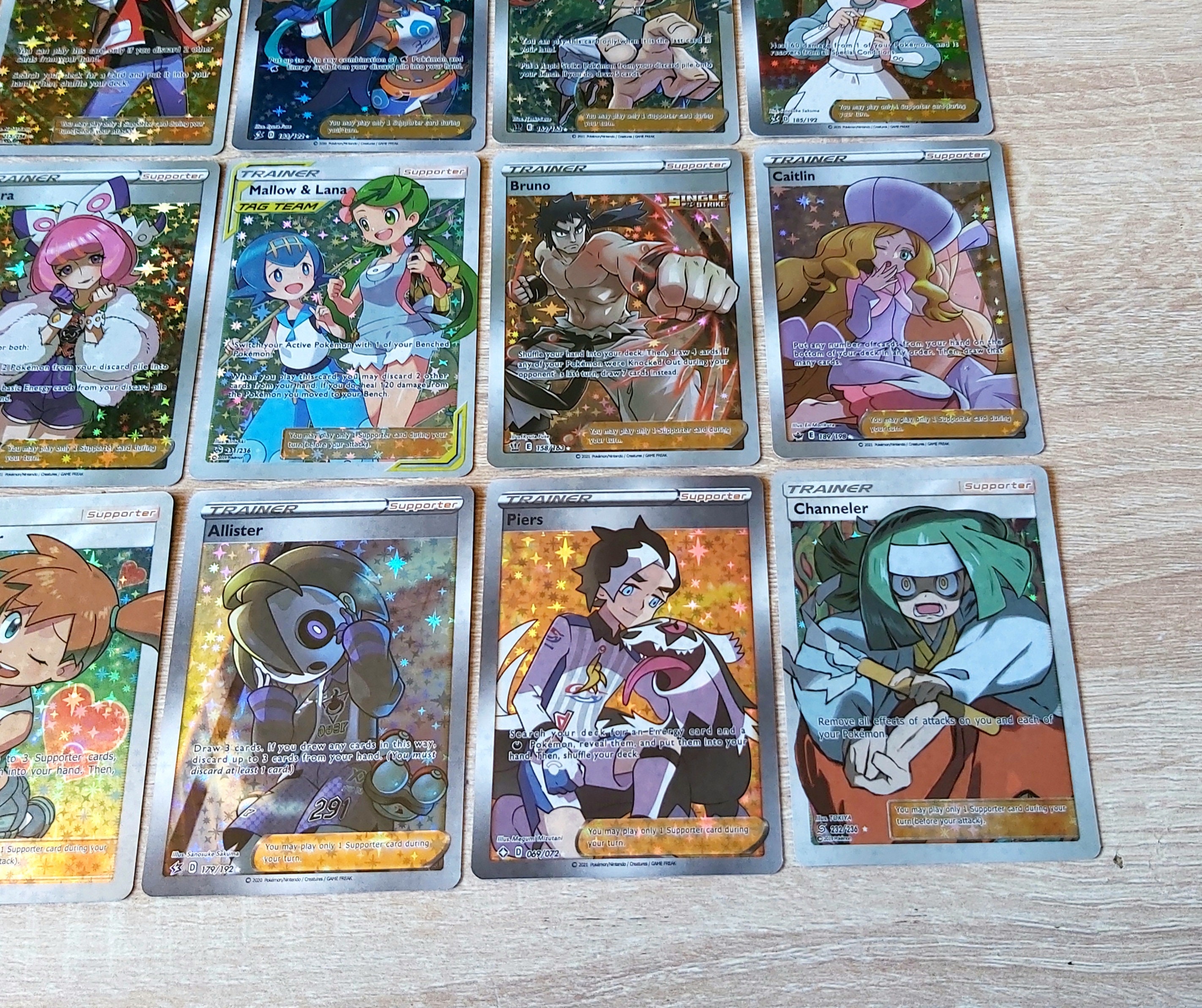 30 Card Pokemon Trainer Proxy Trainer Red Allister Channeler - Etsy