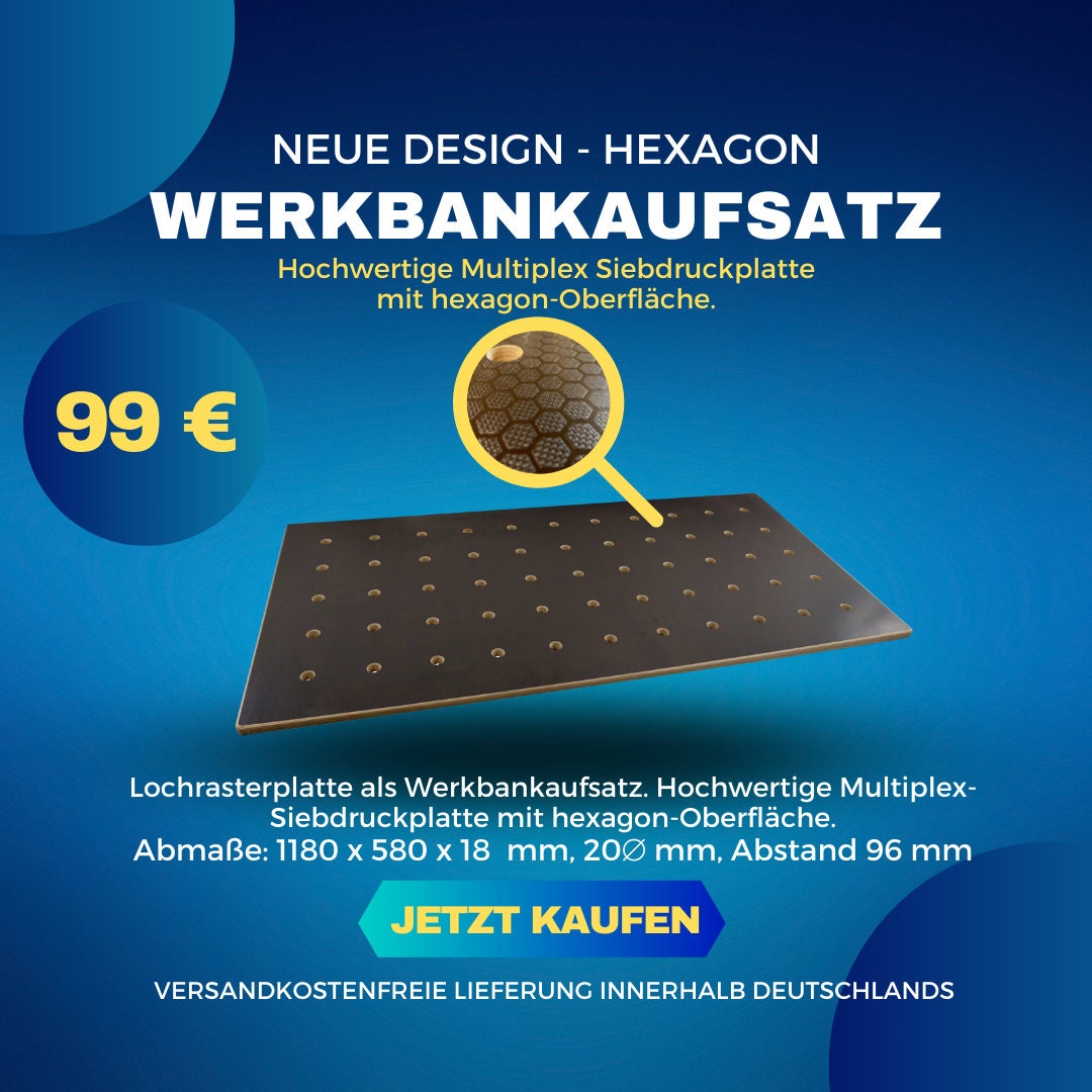 Perforated Grid Plate, Workbench Attachment, Perforated Plate ...