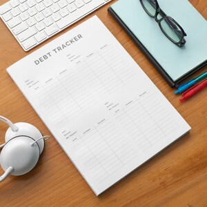 Debt Tracker Printable, Instant Download, Goodnote Tracker, Minimal ...