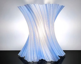 Modern 3D Printed Hanging Lamp Organic Design With Recycled White ...