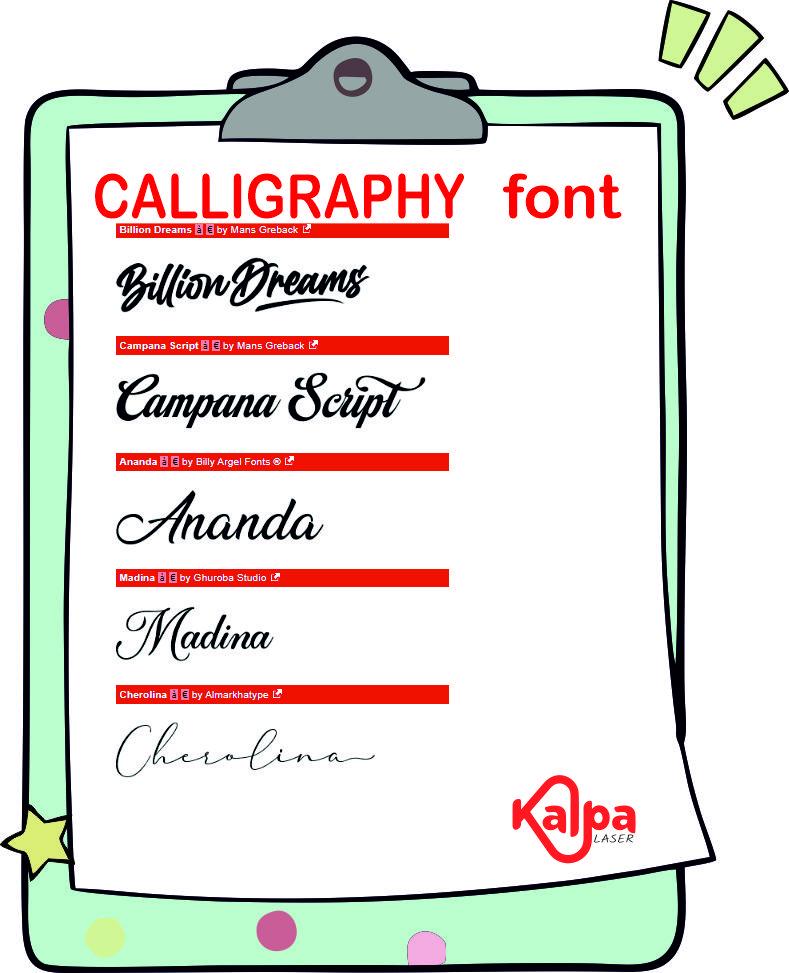 The Ultimate 5 Fonts -cartoon Font - Font Bundle Ttf Svg Heart Font ...