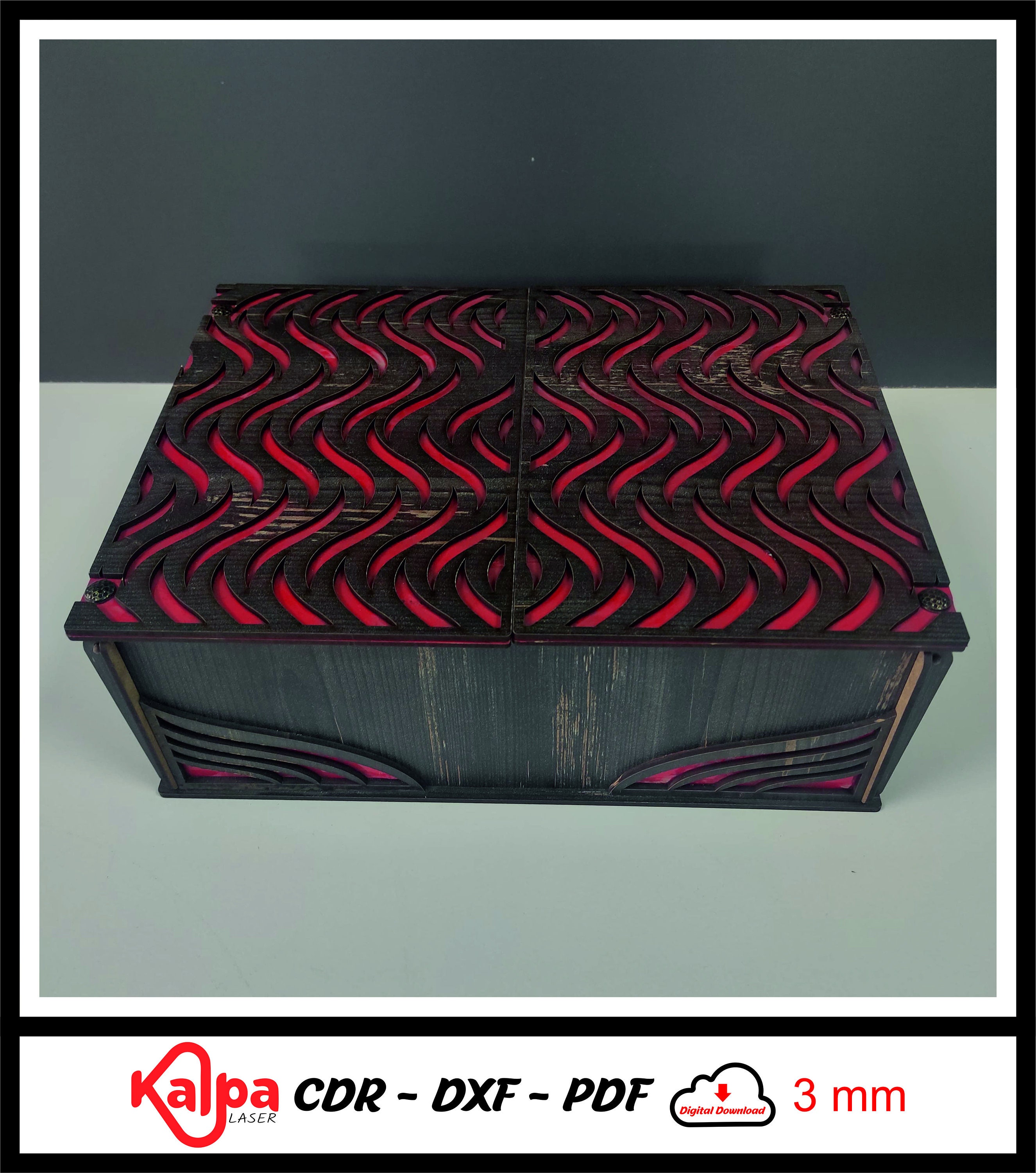 Heart Box Set, Jewellery Box Dxf, Gift Box Svg, Valentines Day, Dxf ...