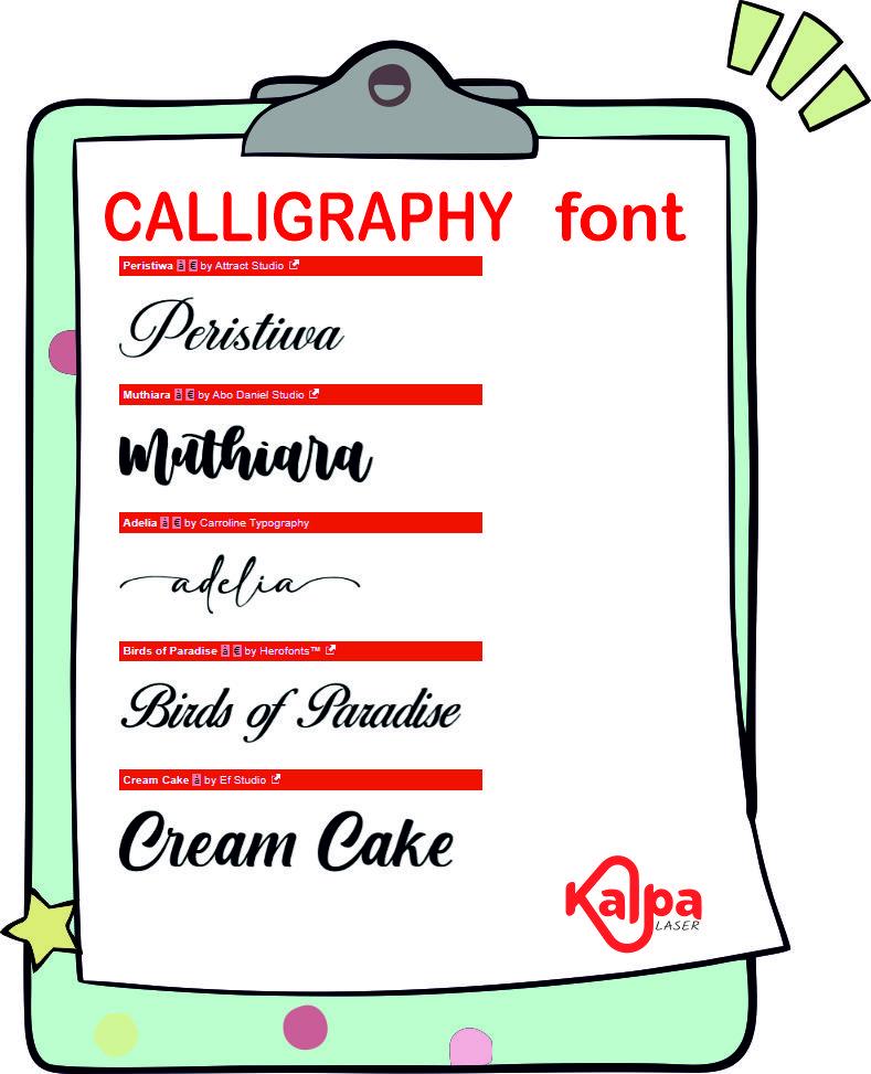 The Ultimate 5 Fonts -cartoon Font - Font Bundle Ttf Svg Heart Font ...