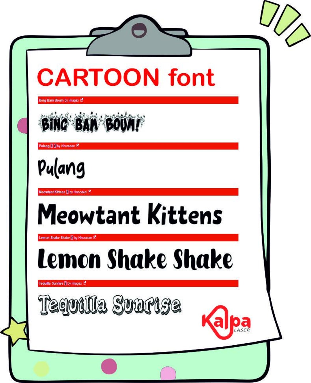 The Ultimate 5 Fonts -cartoon Font - Font Bundle Ttf Svg Heart Font ...